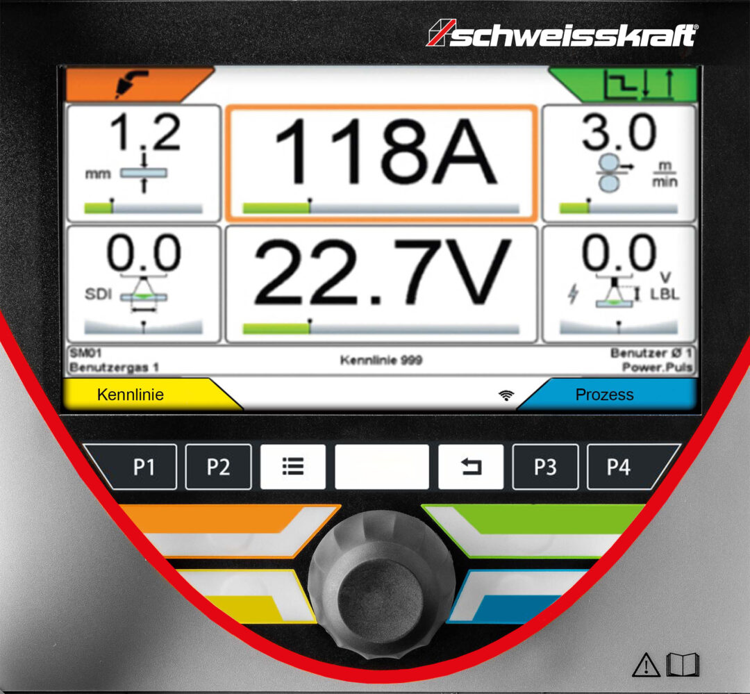 SCHWEISSKRAFT Inverter Schweißgerät PRO-MIG.ARC 251 SET