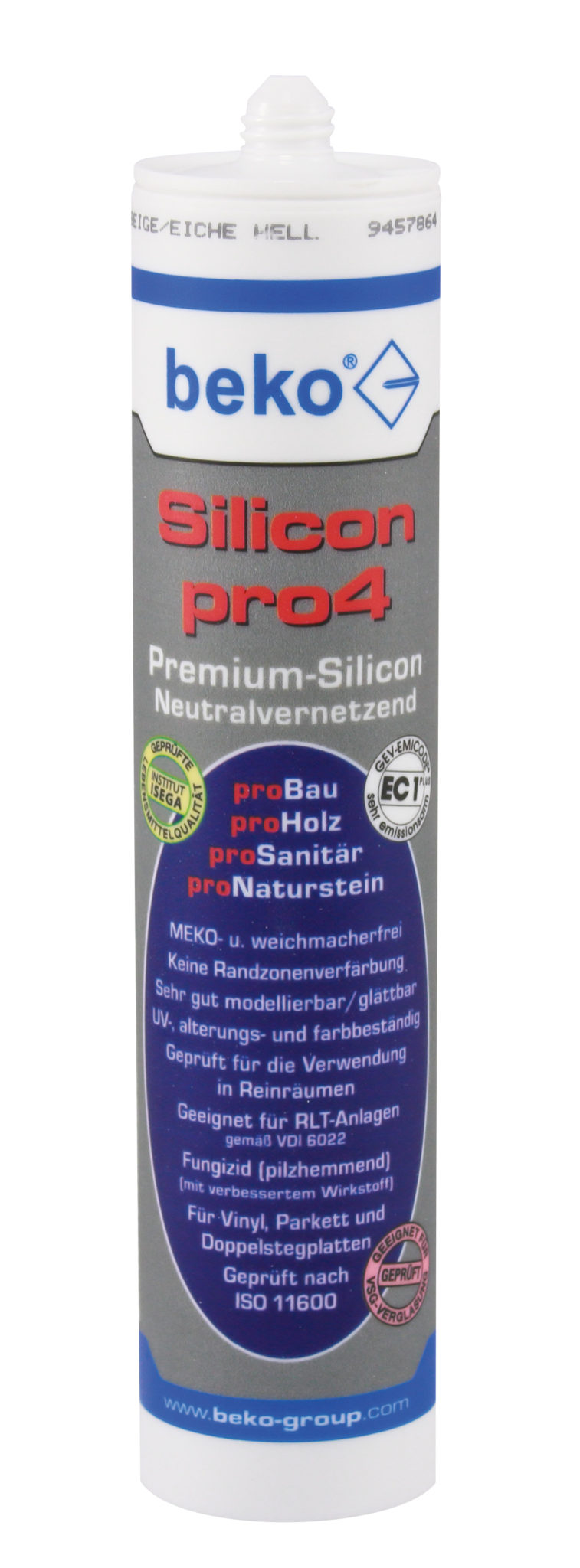 BEKO Silikon pro4 310ml pergamon | SUCHY Montagetechnik